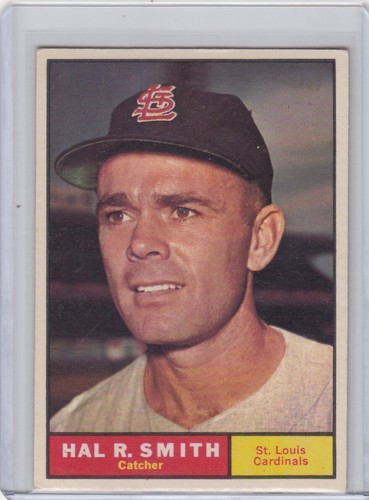 CH: 1961 Topps Baseball Card #549 Hal R. Smith St. Louis Cardinals - Ex ...