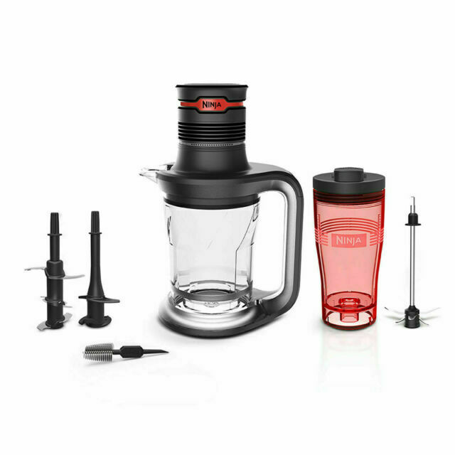 Ninja Ultra Prep 3-in-1 Compact Food & Drink Blender - Black (PS100UK ...