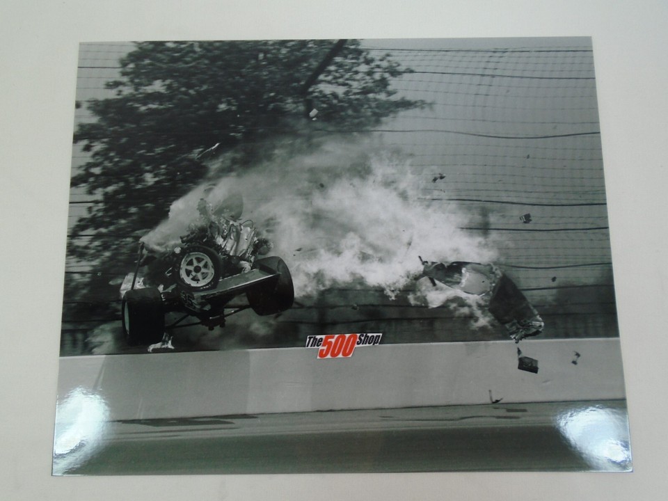 Gordon Smiley 1982 Indy 500 Qualifying Crash Photo 8" x 10" By John ...