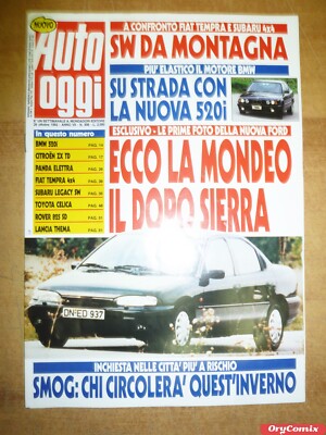 Car Today - Year VII (7) - No. 308 (October 28, 1992) Ford Mondeo - Car ...