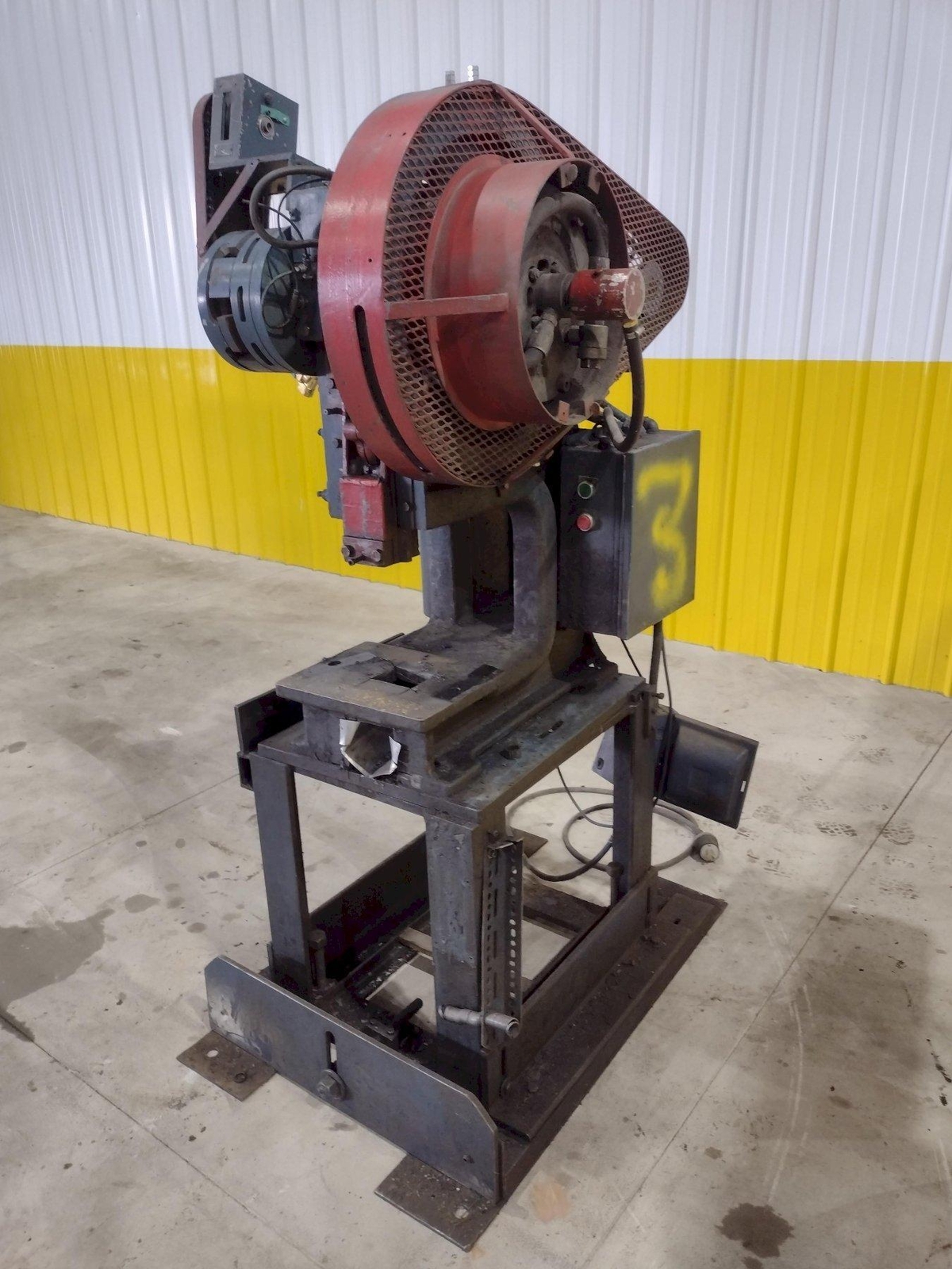 10 TON PERKINS MACHINE MODEL 12-A OBI STAMPING PUNCH PRESS: STOCK ...