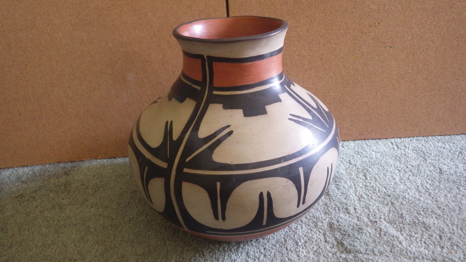 SANTO DOMINGO PUEBLO KEWA POTTERY POLYCHROME OLLA POT PAULITA PACHECO ...