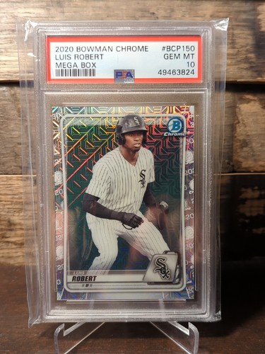 2020 Luis Robert #BCP150 Bowman Chrome Mega Box RC PSA 10 GEM MINT ...