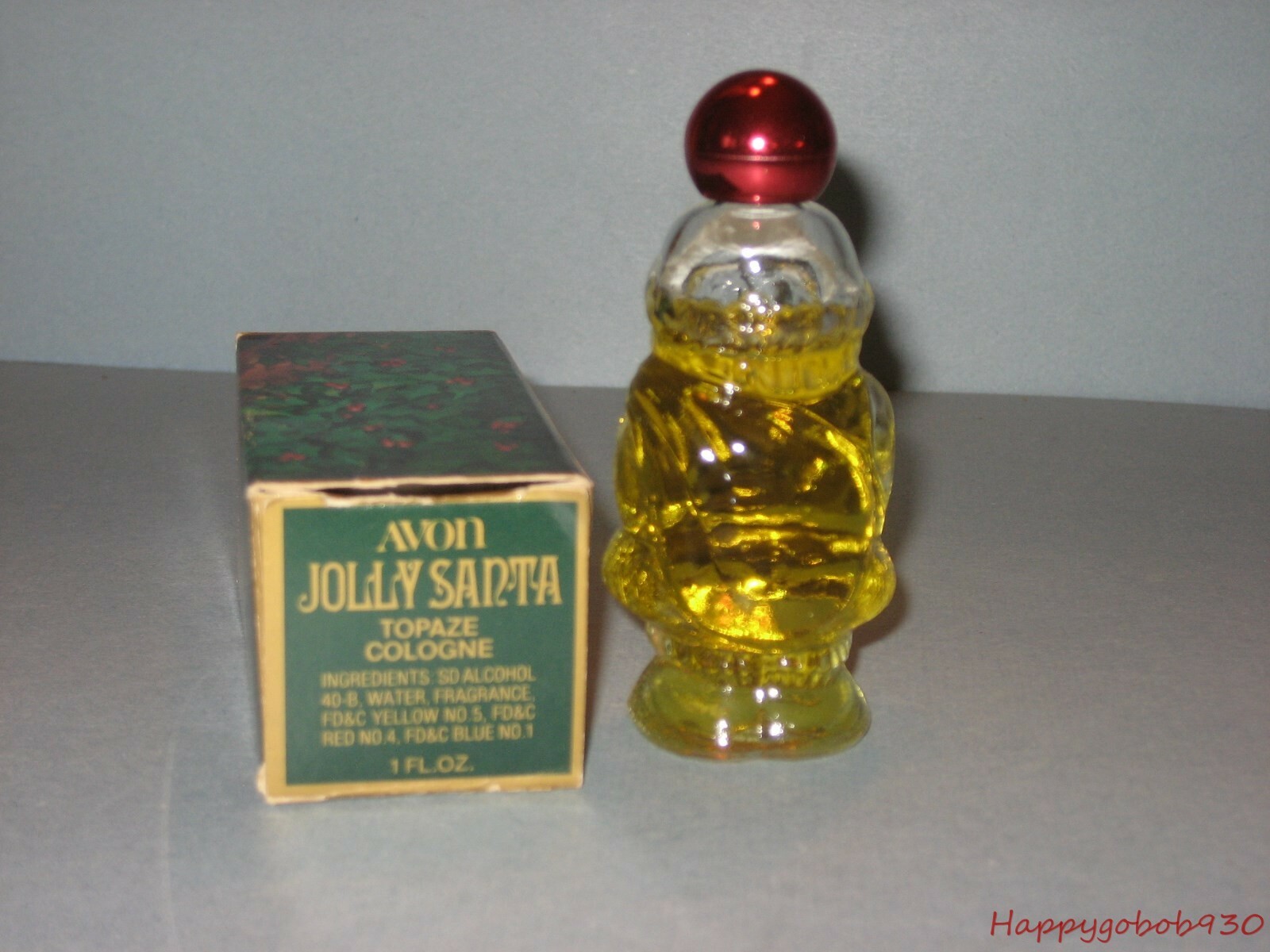 Avon Jolly Santa Topez Cologne 1oz Bottle in Box | eBay