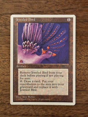 Jeweled Bird NM+ Rare NEVER PLAYED MTG Chronicles Magic VINTAGE FREE ...