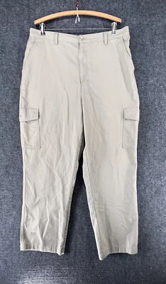 David Taylor Collection Cargo Pants 40x32 Beige Elastic Waist golf ...