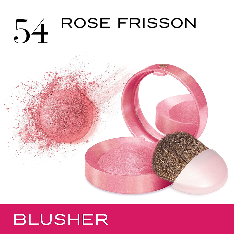 BOURJOIS Little Round Pot Blush Blusher with Mirror and Brush *ALL ...