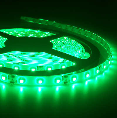 12V Green 5M 3528 SMD 300 LED Strips Led Strip Lights Waterproof Car ...