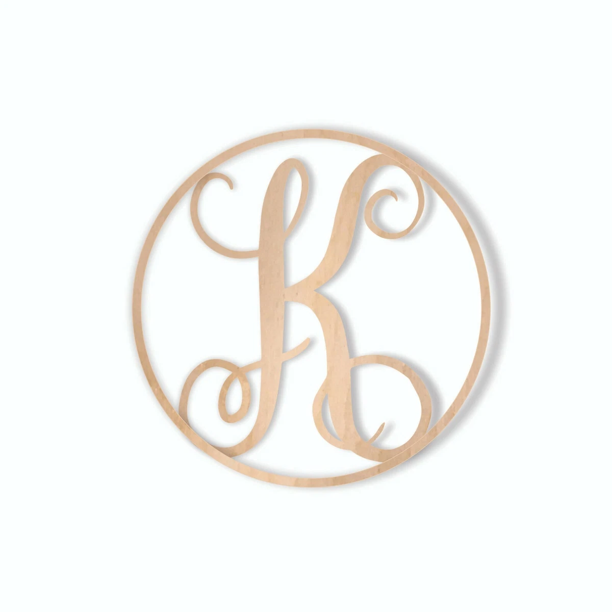 Circle Monogram K