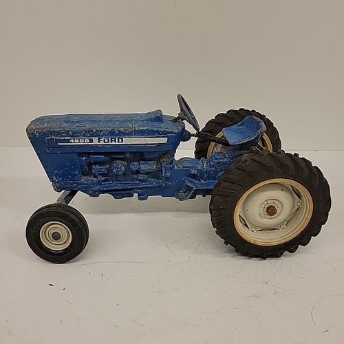 Vintage Ertl Blue Ford 4600 Farm Toy Tractor For Parts Or Restoration | eBay