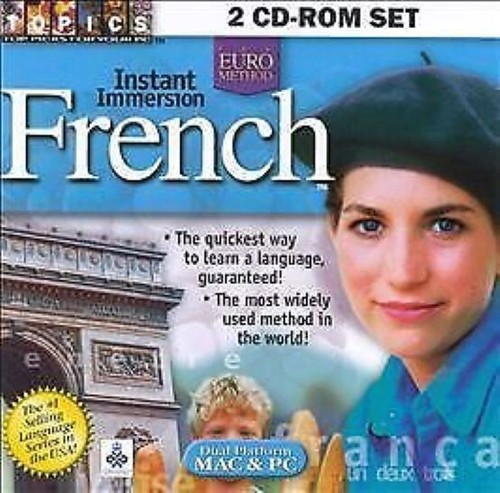 Instant Immersion FRENCH Language Lessons 2 CD-ROM Set Audio CD PC MAC ...