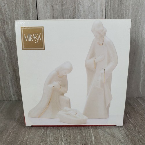 Mikasa Holy Night Nativity 3 Piece Set with Joseph Mary & Jesus ...