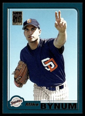 2001 Topps Traded & Rookies Mike Bynum Rookie San Diego Padres #T156 | eBay
