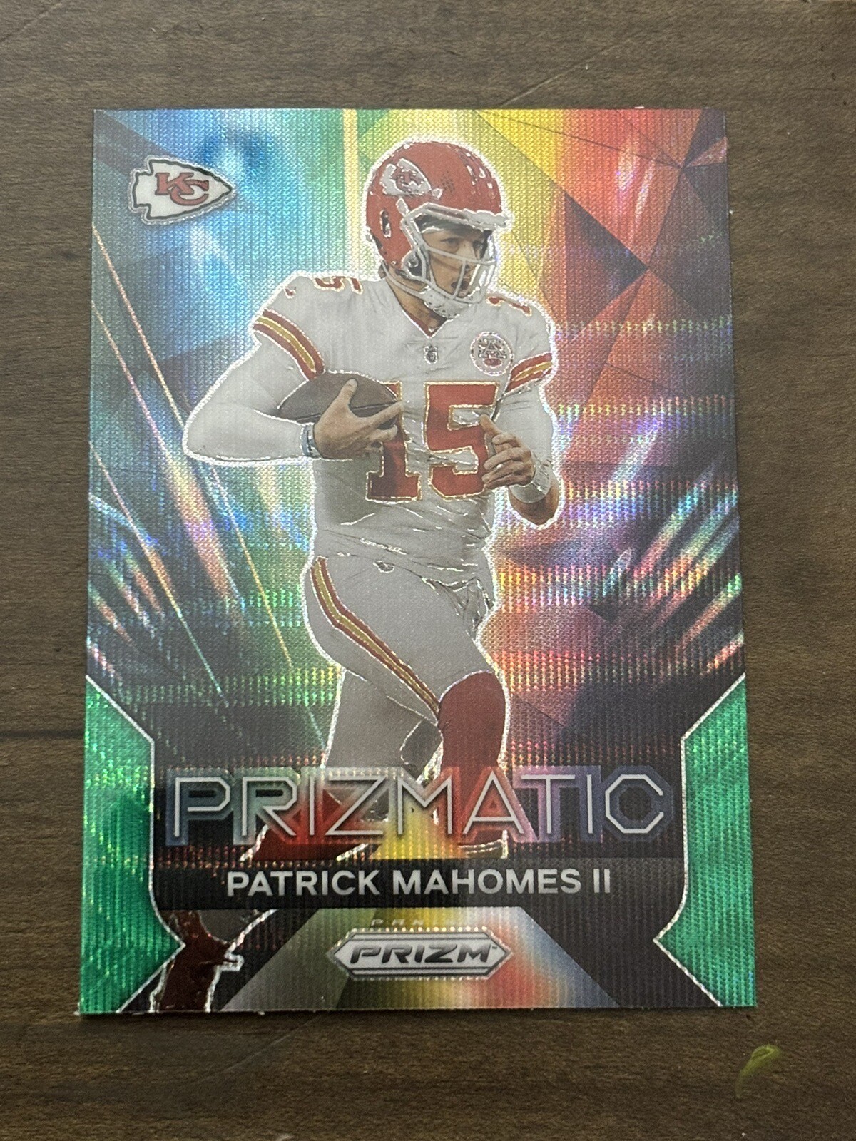 2023 Panini Prizm - Prizmatic Green Ice Prizm #2 Patrick Mahomes II ...