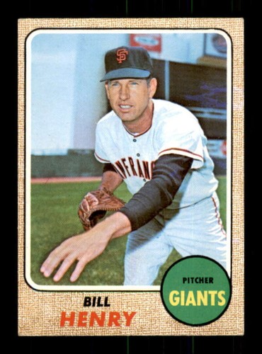 1968 Topps #239 Bill Henry EX/EX+ Giants 537108 | eBay