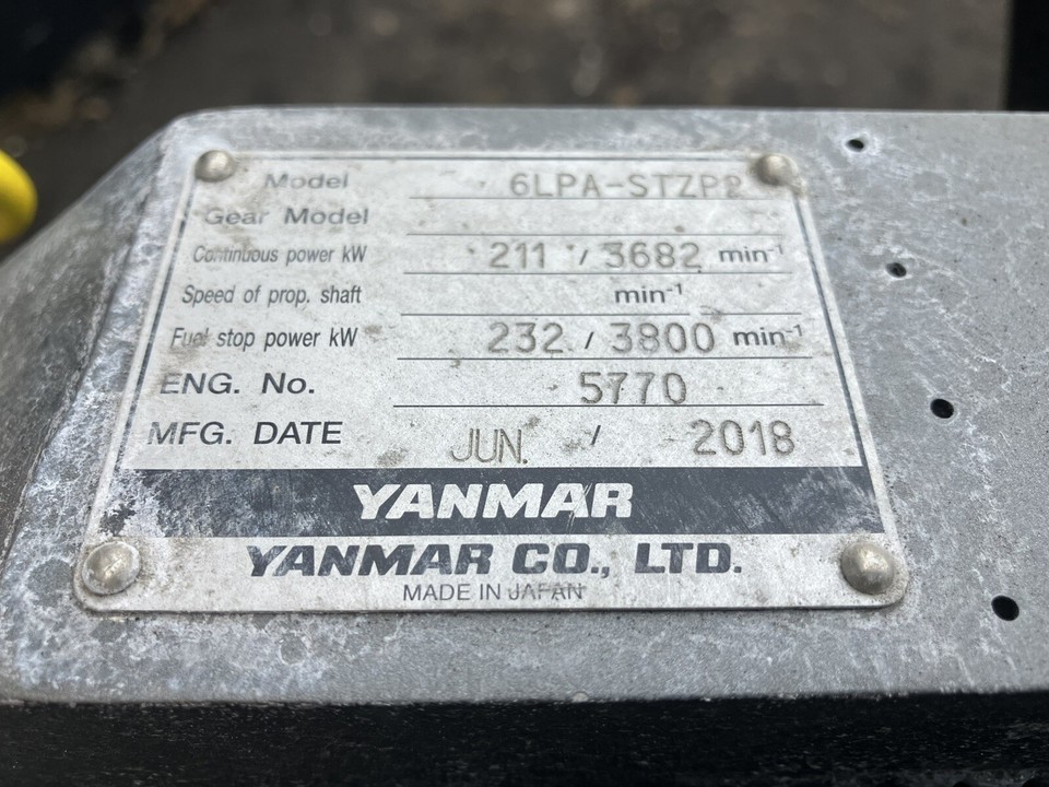 GOVERNMENT SURPLUS YANMAR 6LPA-STZP2 TURBO MARINE DIESEL ENGNE | eBay