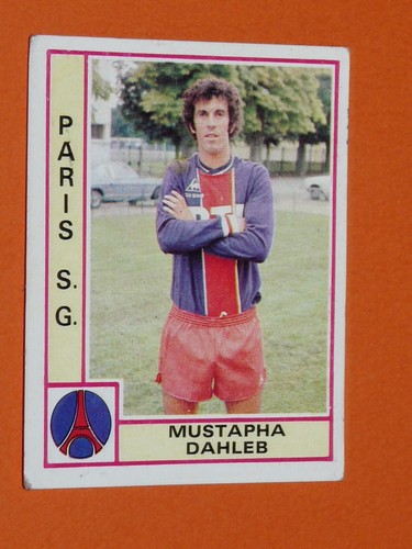 #269 DAHLEB ALGERIE PARIS SAINT-GERMAIN PSG PANINI FOOTBALL 80 FRANCE ...