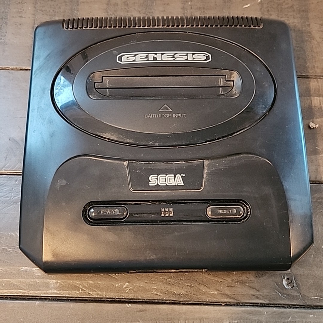 SEGA Genesis 2 Slim (MK-1631) Video Game System Bundle w/ 1 Controller ...