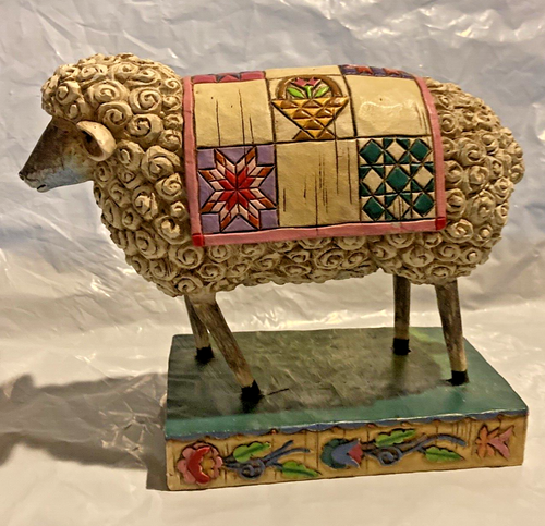 Vintage Jim Shore Sheep "Peace In The Valley" Quilt Heartwood Creek ...