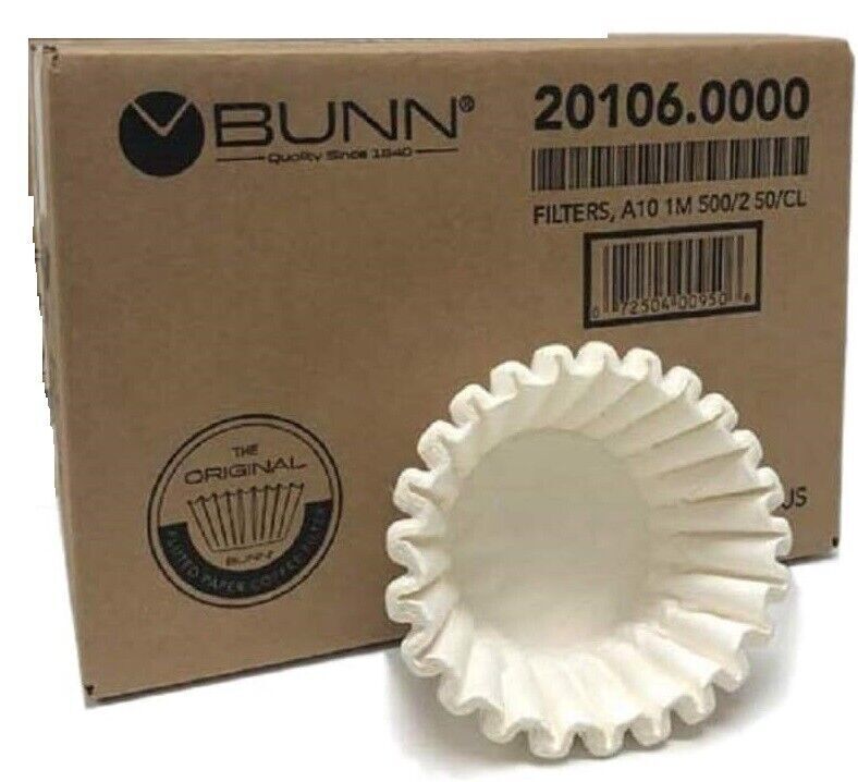 BUNN 8-12 Cup Coffee Filters, 1000 Ct., High Quality Heavy Weight Paper ...