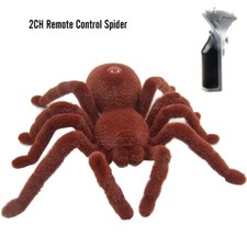 2018remote Control Scary Creepy Soft Plush Spider Infrared RC Tarantula ...
