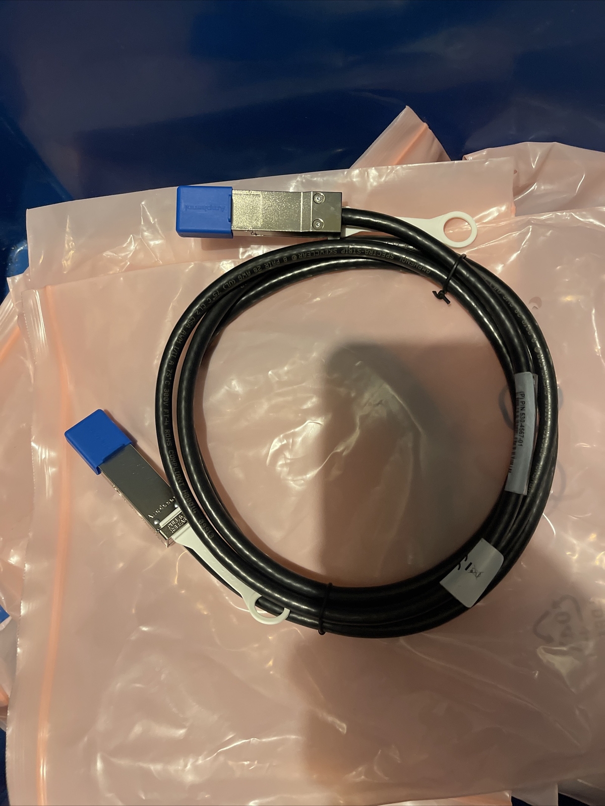 Lot Of 10 AWG Cable Spectra-Strip Skewclear 8 Pair 28 AWG- 3 Foot ...