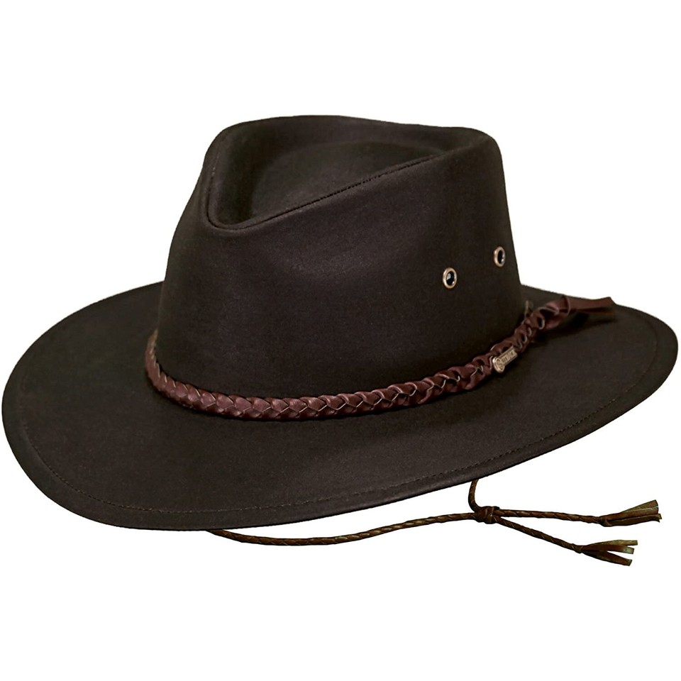 OUTBACK TRADING Unisex Grizzly Waterproof Oilskin Western Hat - Colors ...