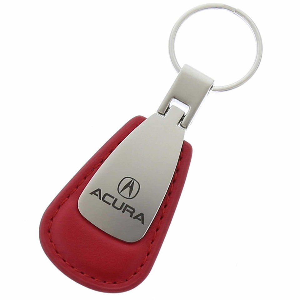 Acura Leather Tear Drop Key Ring (Red) | eBay