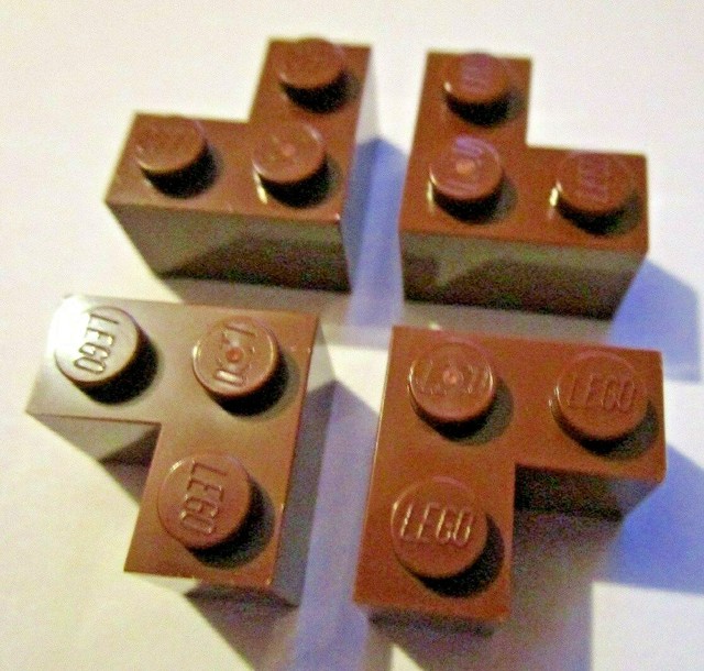 LEGO Brick Corner L-shaped 2x2 2357 Bright Grey X12 for sale online | eBay