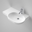 Caroma Opal 720mm Wall Basin with Left Hand Shelf 632210W 1 Tap Hole | eBay