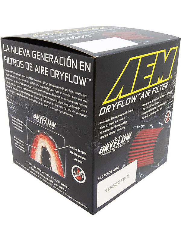 AEM DryFlow Air Filter (21-206DK) | eBay