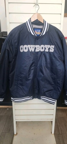 Ultra Game Dallas Cowboys Blue Satin Jacket Men's Small | eBay