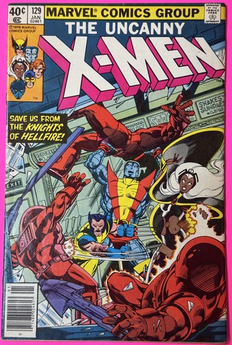 UNCANNY X-MEN #129 (MARVEL 1980) 1ST KITTY PRYDE & EMMA FROST | FN 6.0 ...
