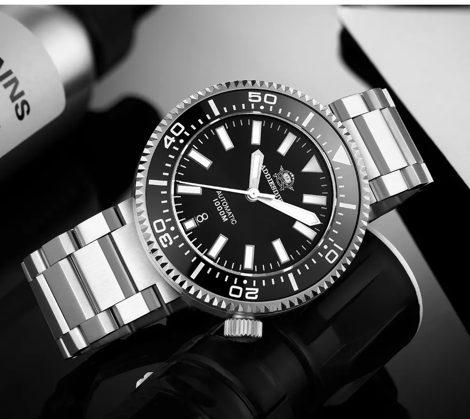 ADDIESDIVE 1000m diver's Waterproof Mechanical Automatic Men's Watch ...