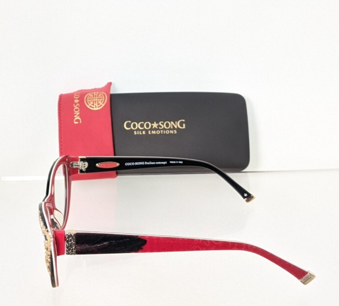 New Authentic COCO SONG Eyeglasses Golden Phoenix Col. 1 54mm CV093 | eBay