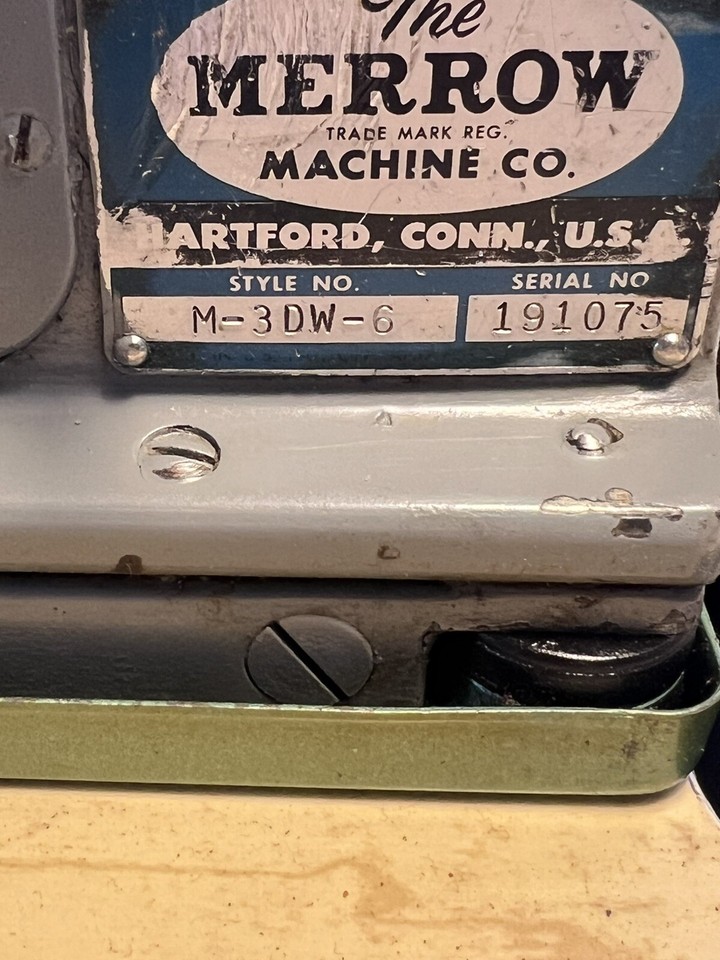 Merrow Narrow Edge Industrial Overlock Machine For Patches | eBay