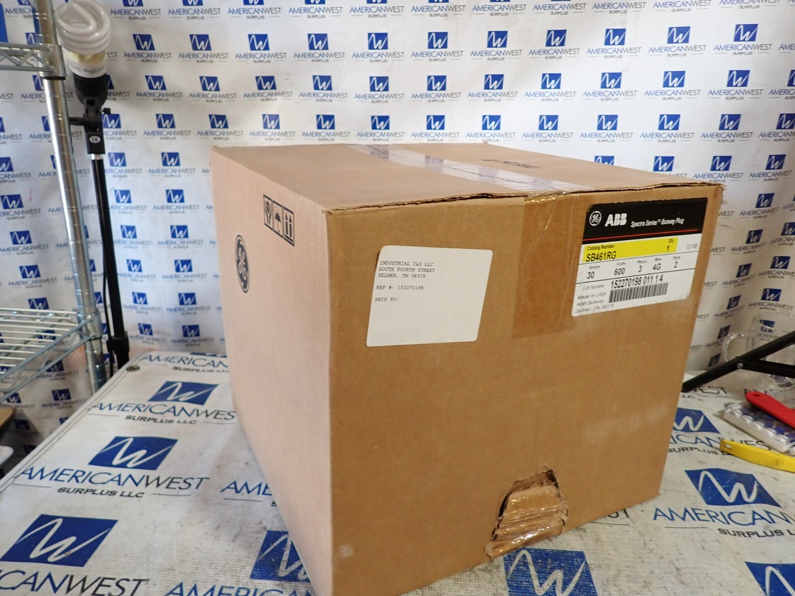 New ABB GE SB461RG 30 amp 600 volt 3 phase 4 wire Fusible Spectra Bus ...