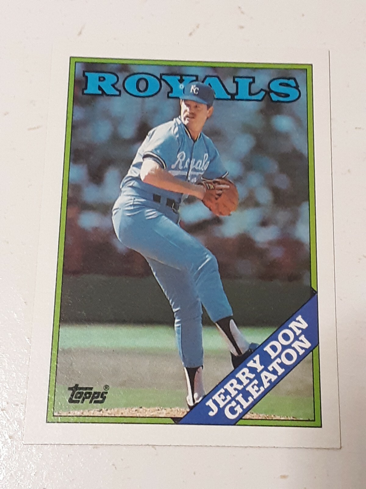 Jerry Don Gleaton Kansas City Royals 1988 Topps Card #116 | eBay