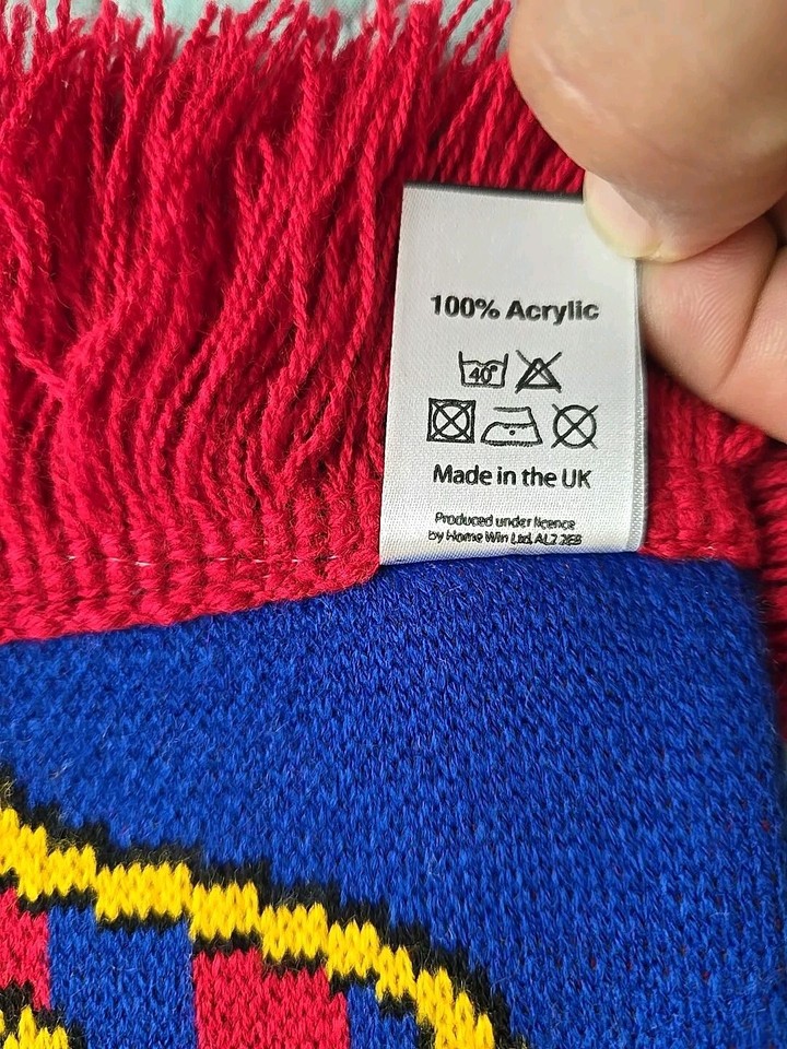 Original FC Barcelona Scarf Schal soccer football Knit FCB Spain | eBay