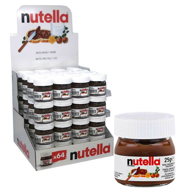 Nutella 25g Mini - Design Glas 64er Pack (64 X 25g) online kaufen | eBay