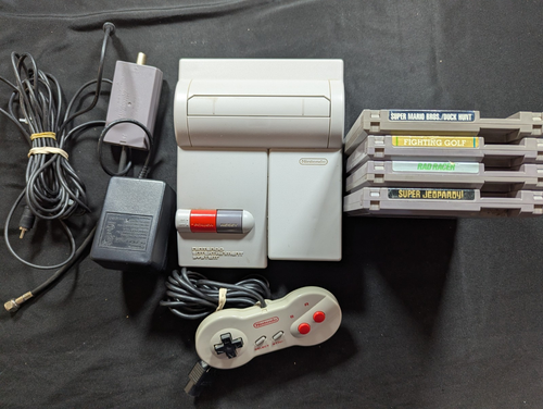 Nintendo NES Top Loader NES-101 Bundle Dogbone 4 Games Tested | eBay