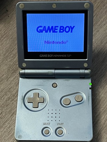 Nintendo Game Boy Advance SP AGS-101 Handheld System PEARL BLUE tested ...
