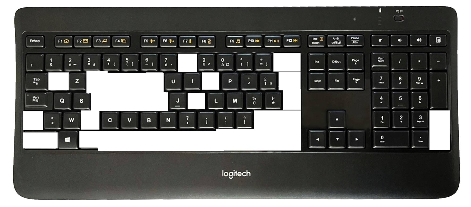 ST5 Replacement single key cap for keyboard Logitech K800 | eBay