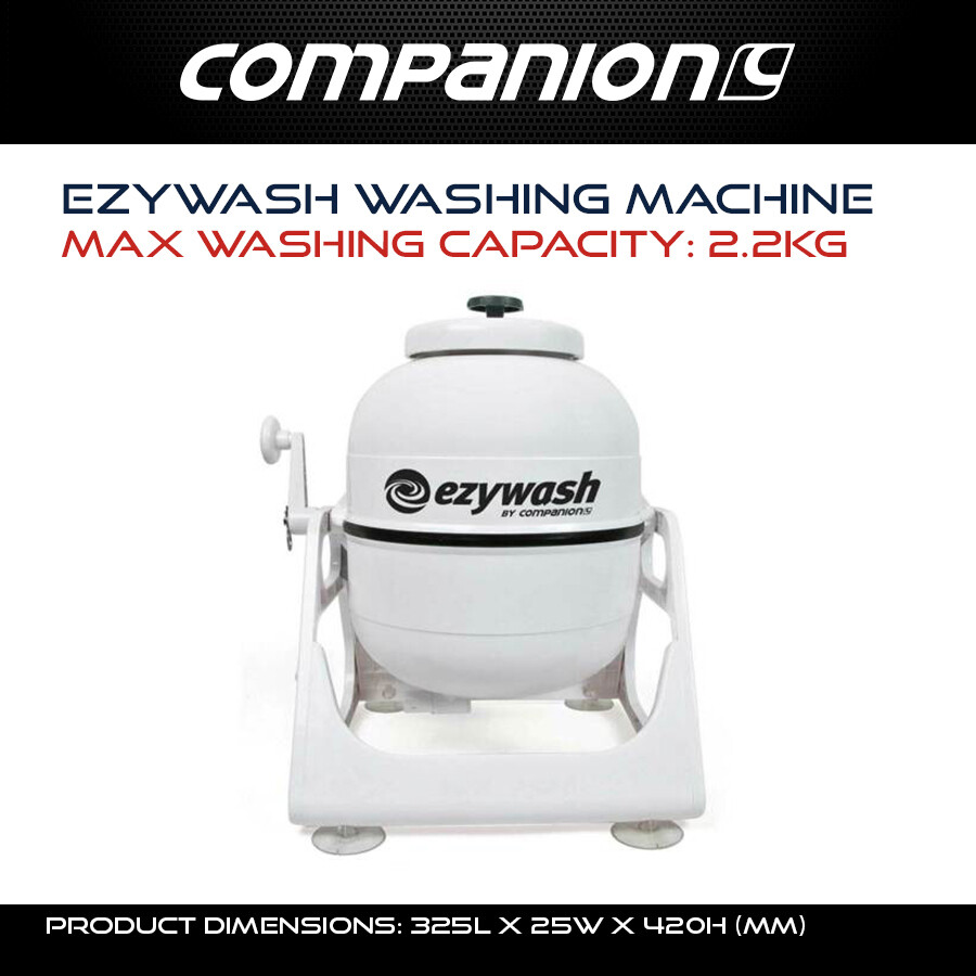 Companion Ezywash Washing Machine Caravan Manual Washing Camping Weight ...