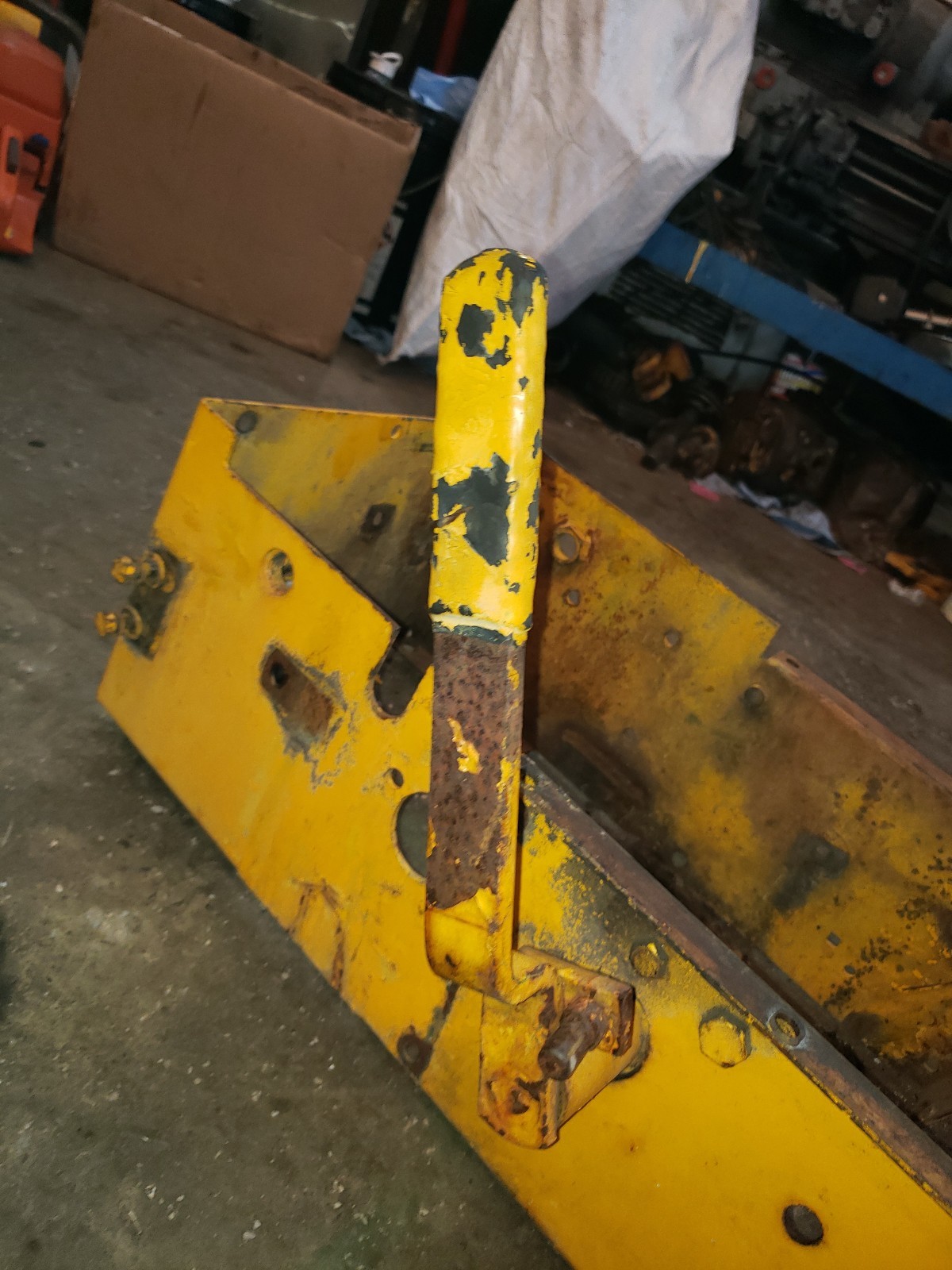 John Deere 440B Log Skidder Dash Support Mount Bracket Hydraulic ...