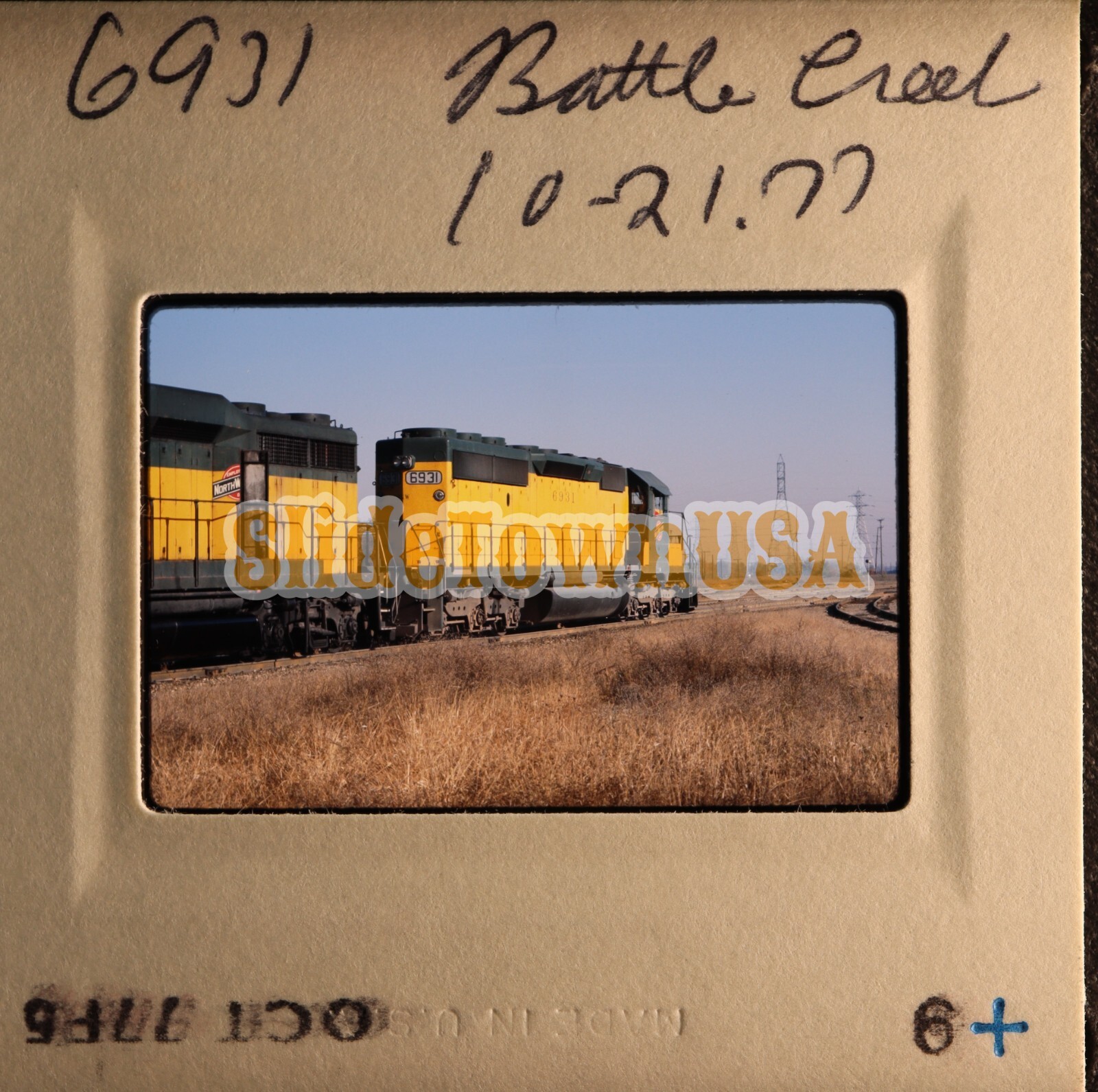 Vtg 1977 Train Slide 6931 802 CNW Chicago & North Western X3O099 | eBay