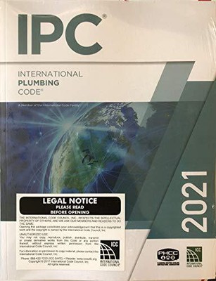 International Code Council 2021 International Plumbing Code (Poche) | eBay