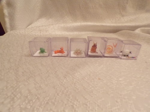 Lot of 6 Tynies Miniature Glass Figurines | eBay