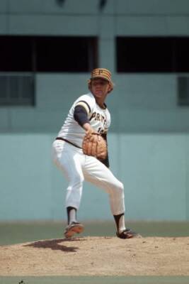 Baseball Pitcher Jim Rooker Of The Pittsburgh Pirates Pitches 1976 OLD ...