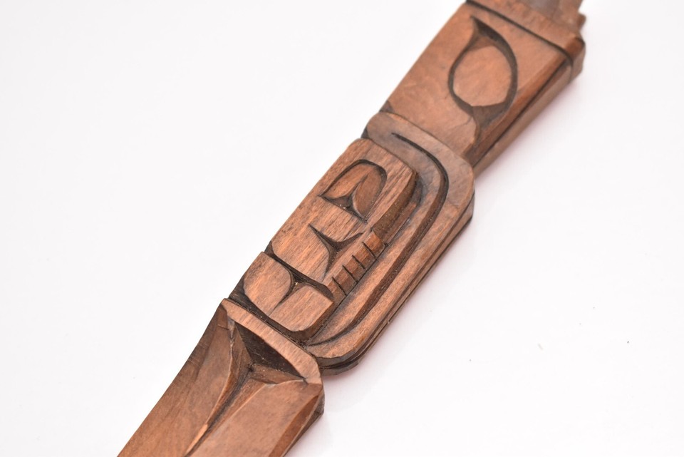 Vintage Northwest Coast North America Tlingit Knife Hand Carved Dagger ...